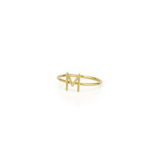 Sarah Chloe Amelia Stacking Initial Rings | Personalized Rings | Mark and Graham