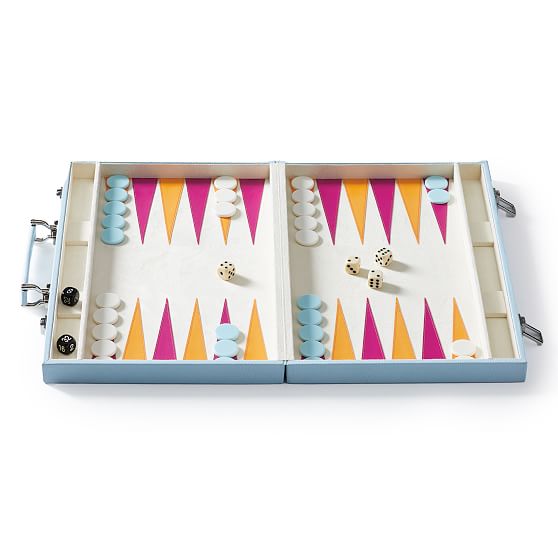 Leather Backgammon Set | Mark and Graham