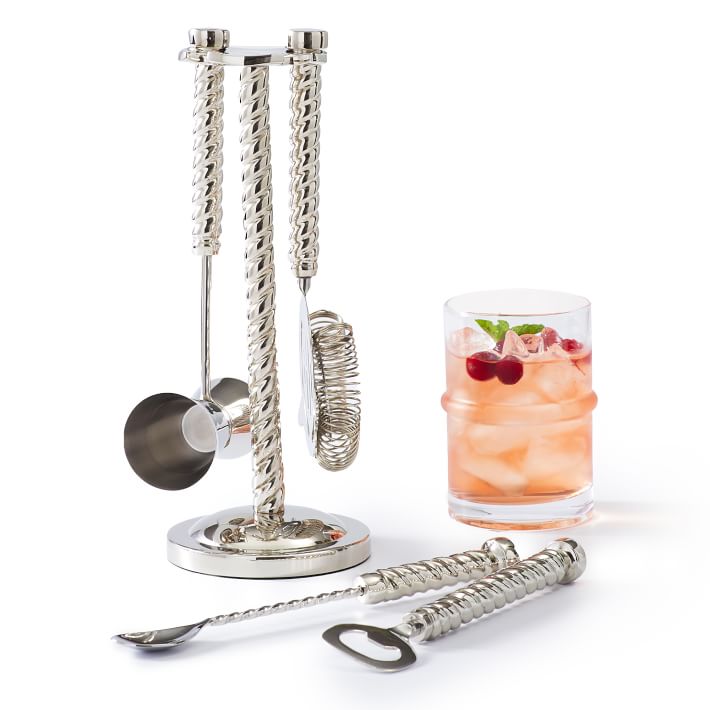 Silver Rope Bar Tool Set | Mark and Graham