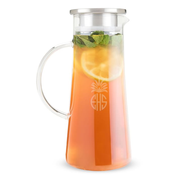 Charlie Glass Iced Tea Carafe by Pinky Up | Mark and Graham