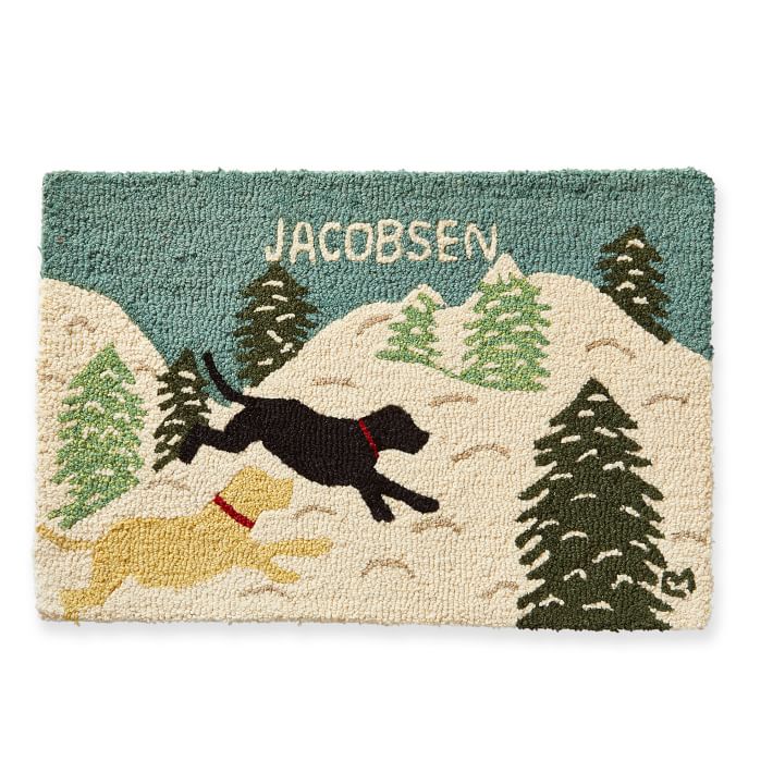 Hand Hooked Snow Rug | Mark and Graham