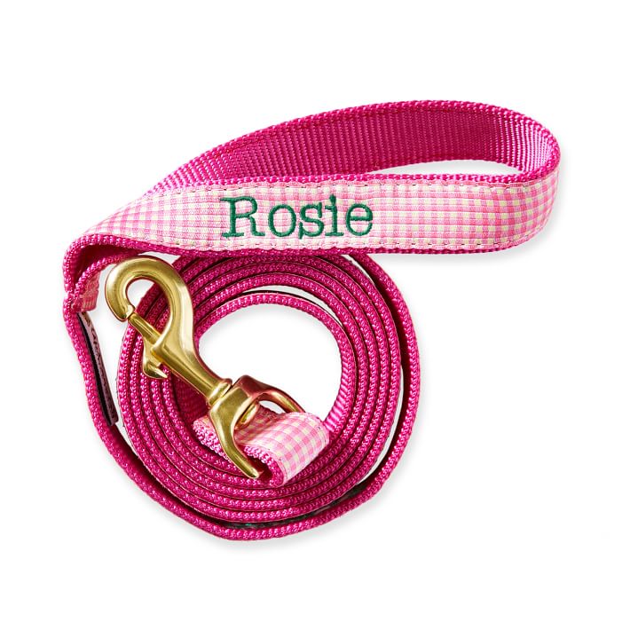 Patterned Ribbon Personalized Dog Leash | Mark and Graham