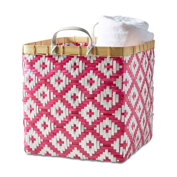 Printed Woven Storage Cube | Mark and Graham