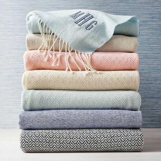 Italian Cotton Lightweight Throw | Mark and Graham