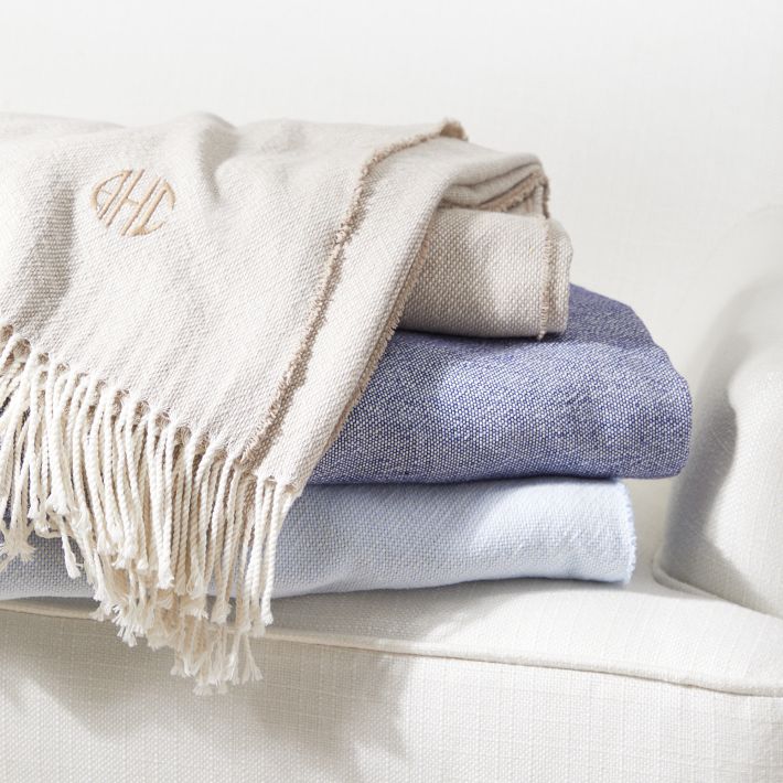 Italian Cotton Lightweight Throw | Mark and Graham