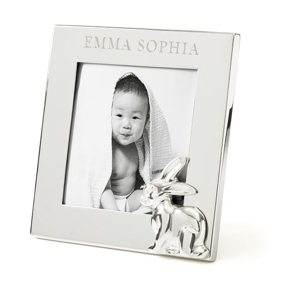 Silver Bunny Photo Frame | Mark and Graham