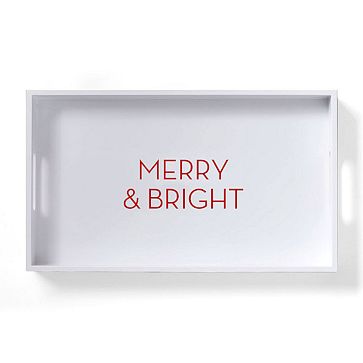Lacquer Rectangle Tray | Personalized Serving Tray | Mark and Graham