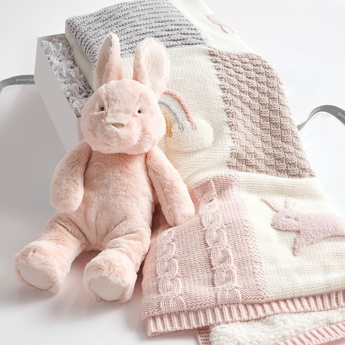 Pottery Barn Kids Heirloom Bunny Personalized Baby Gift Set | Mark and ...