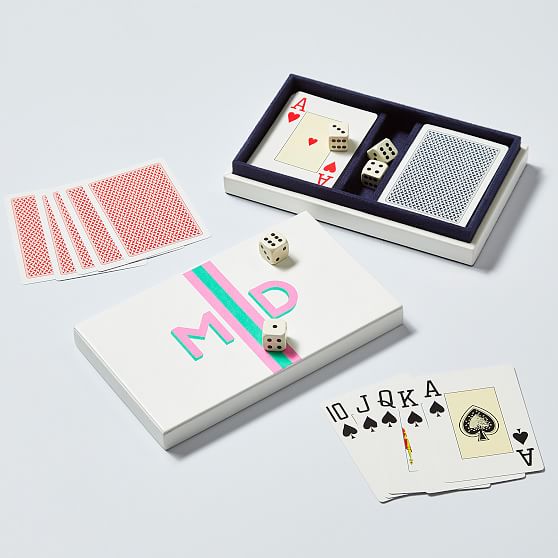 Printed Cards and Dice Game Set | Mark and Graham