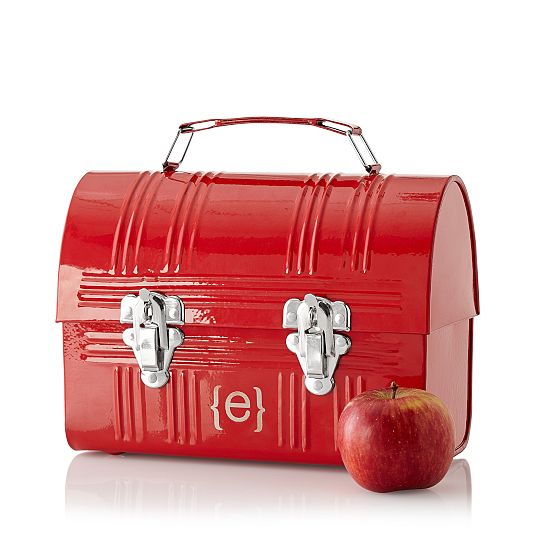 Monogrammed Retro Metal Lunch Pail | Mark and Graham