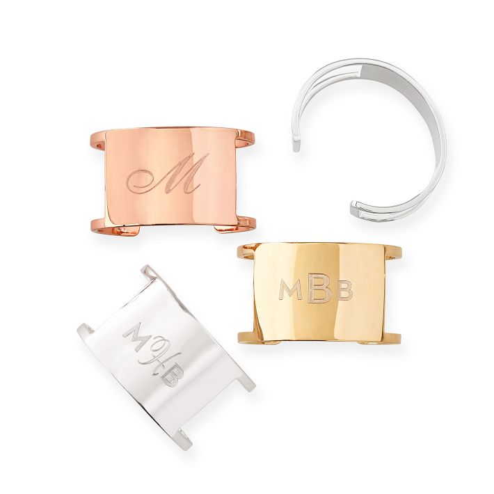 Monogrammed Classic Cuff Bracelet | Mark and Graham