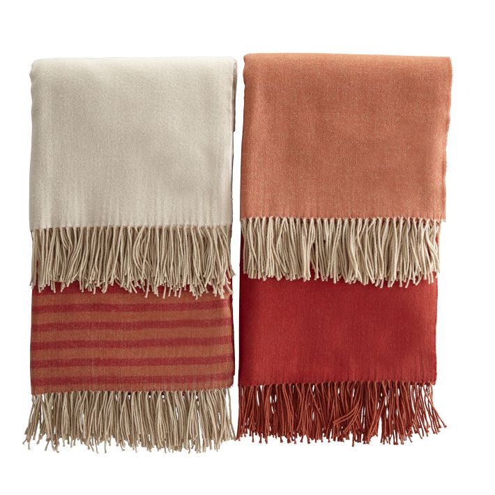 All Seasons Solid Colored Throw | Personalized Throw Blanket | Mark and ...