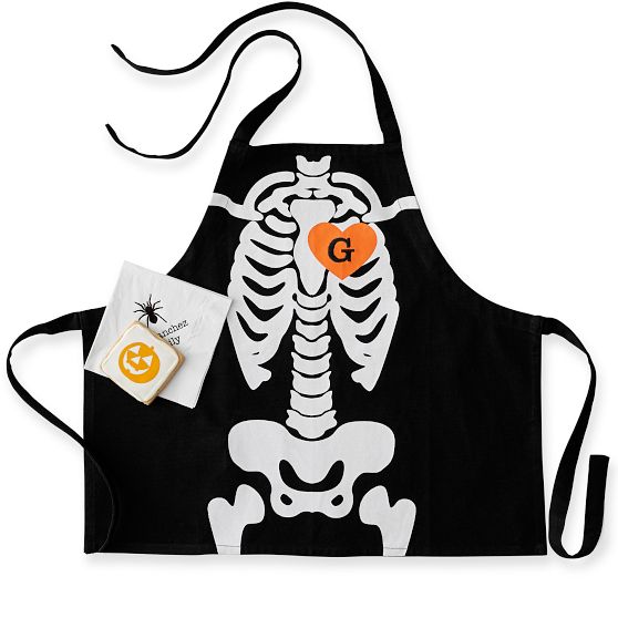 Skeleton Personalized Kid's Apron | Mark and Graham