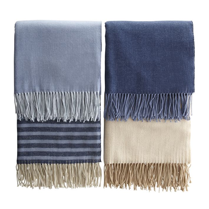 All Seasons Solid Colored Throw | Personalized Throw Blanket | Mark and ...