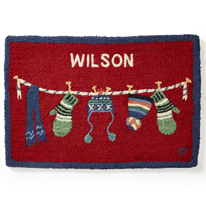 Hand Hooked Snow Rug | Mark and Graham