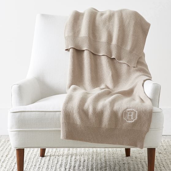 Luxe Cotton Throw Blanket | Mark and Graham
