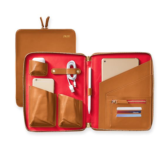 Monogrammed Travel Tech Folio - Foil Debossed | Mark and Graham