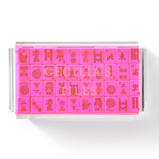 Acrylic American Mahjong Game Set | Mark and Graham
