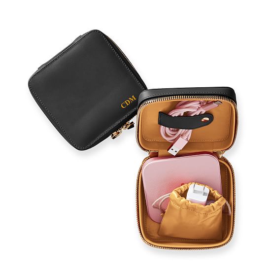 Monogrammed Travel Tech Case - Foil Debossed | Mark and Graham