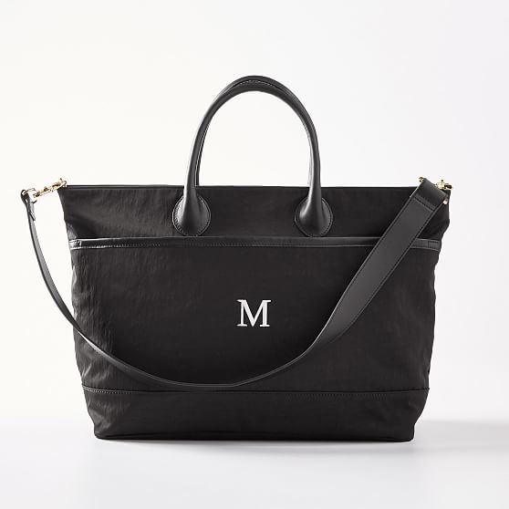 PBK x Mark & Graham Monogrammed Nylon Diaper Bag | Mark and Graham