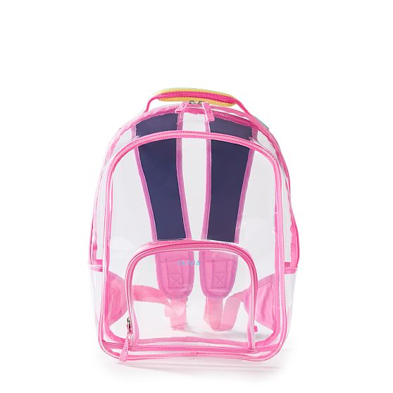 Casey Personalized Clear Kids Backpack | Mark and Graham