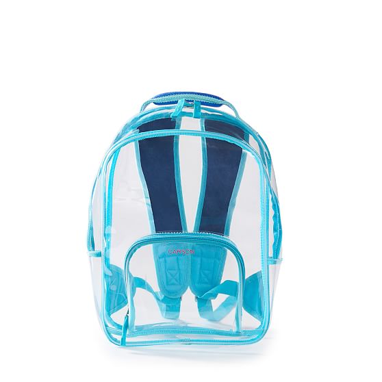 Casey Personalized Clear Kids Backpack | Mark and Graham