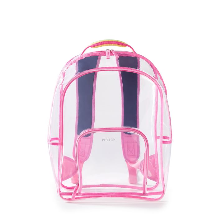 Casey Personalized Clear Kids Backpack | Mark and Graham