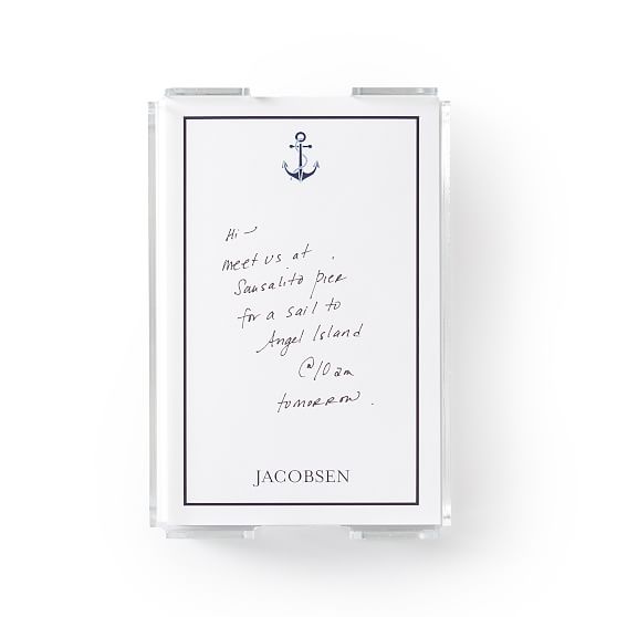 Note Sheets with Acrylic Holder | Mark and Graham