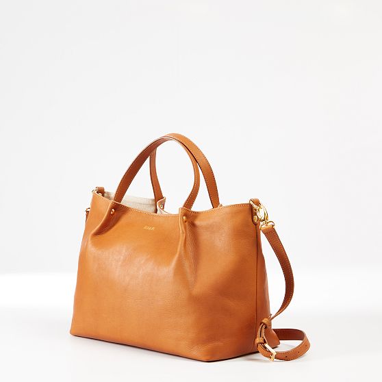 Gemma Italian Leather Tote | Mark and Graham