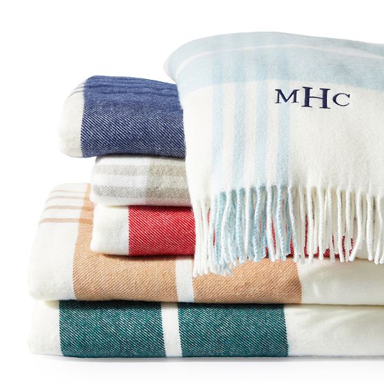 Italian Plaid Throw Blanket | Mark and Graham
