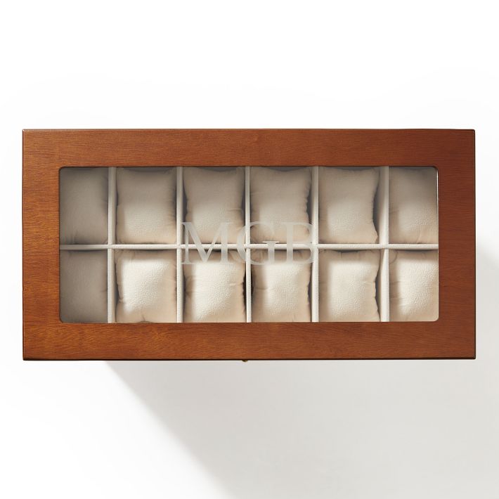 Deluxe Wooden Watch Box | Mark and Graham