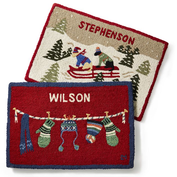 Hand Hooked Snow Rug | Mark and Graham