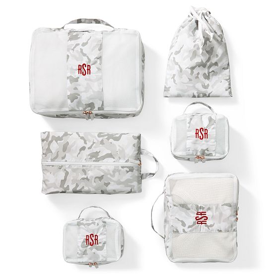 6 Piece Camo Packing Cubes | Mark and Graham