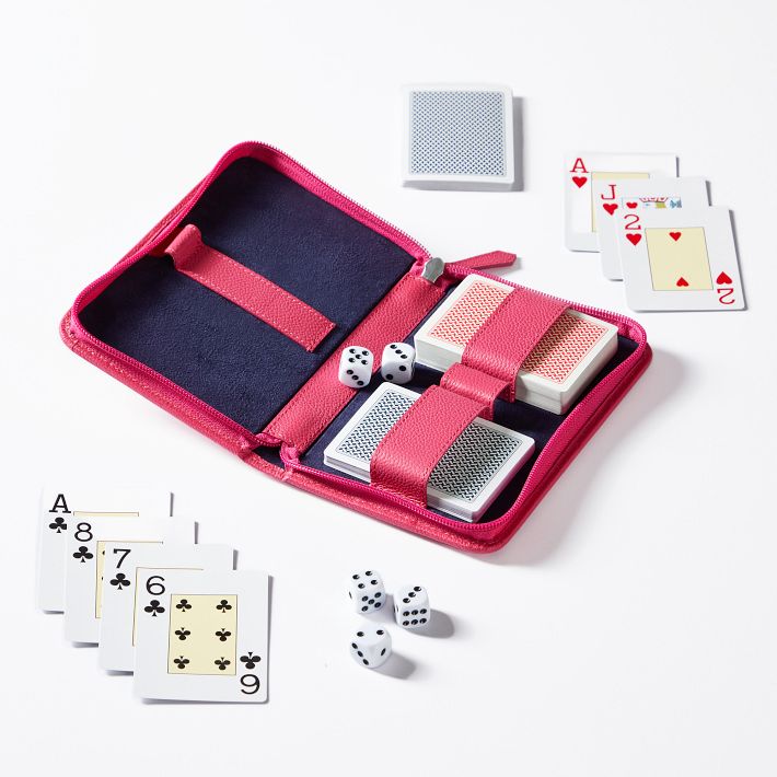 Leather Bridge and Game Set | Mark and Graham