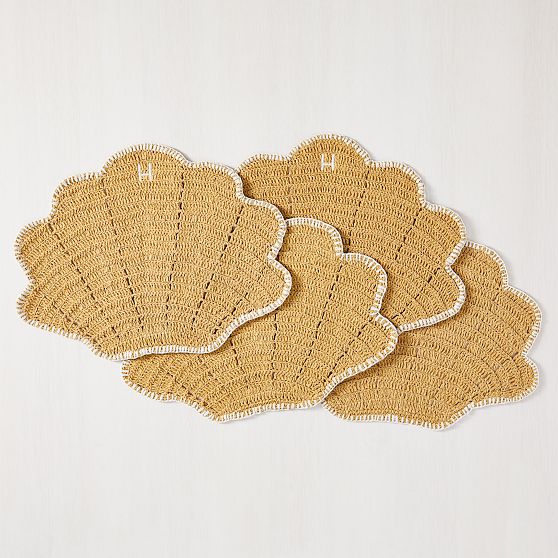 Raffia Shell Placemat | Mark and Graham