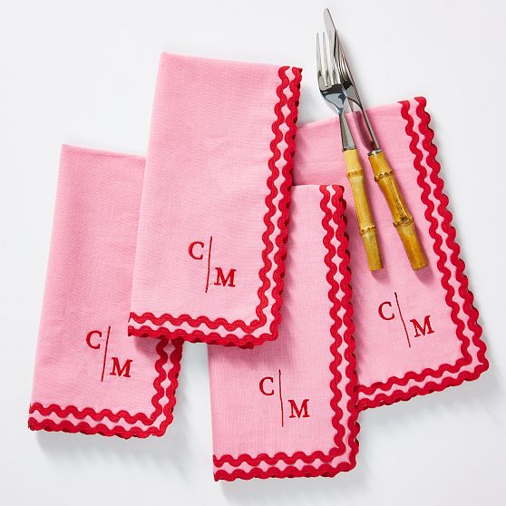 Rik Rak Napkins, Set of 4 | Mark and Graham