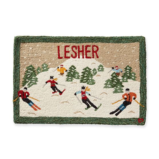 Hand Hooked Snow Rug | Mark and Graham