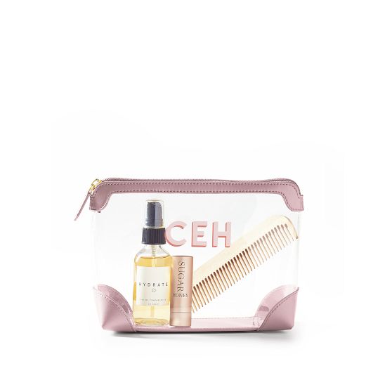 Monogrammed Clear Pouch | Mark and Graham