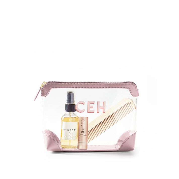 Monogrammed Clear Pouch | Mark and Graham