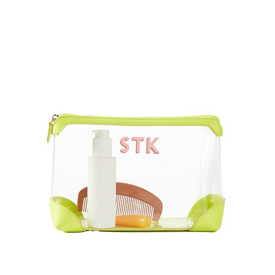 Monogrammed Clear Pouch | Mark and Graham