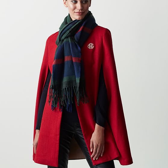 Stella Monogrammed Women's Cape | Personalized Apparel | Mark and Graham