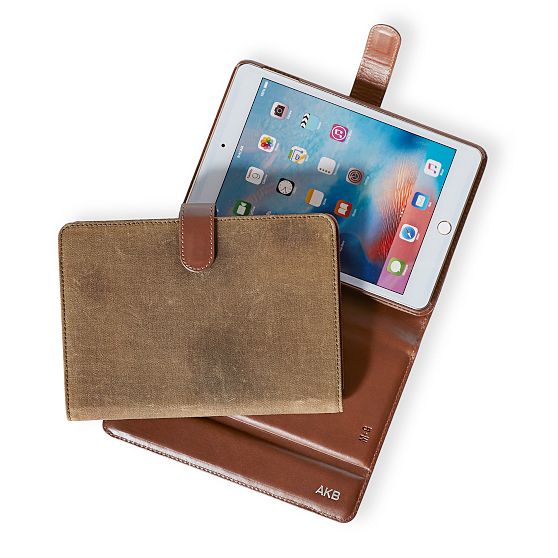 Monogrammed Mercer iPad Mini Case Stand | Tech Cases | Mark and Graham