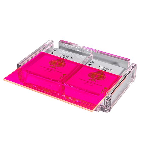 Colorful Acrylic Double Deck Playing Cards | Mark and Graham
