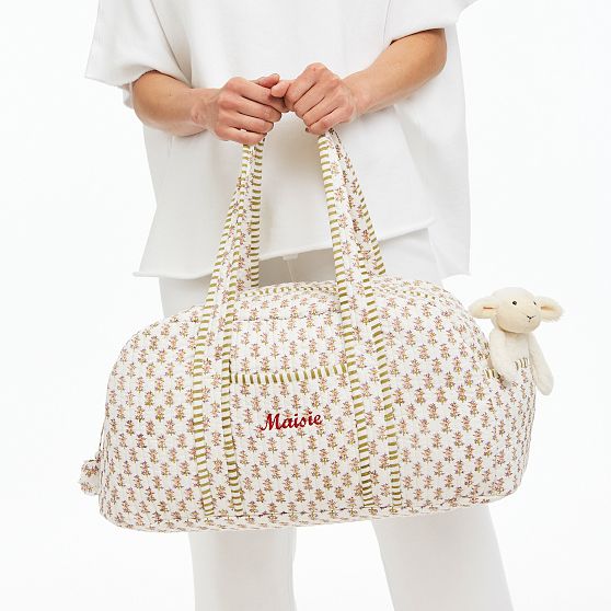 Block Print Duffle Bag | Mark and Graham