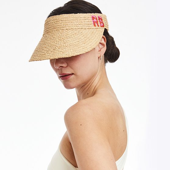 Raffia Visor | Mark and Graham