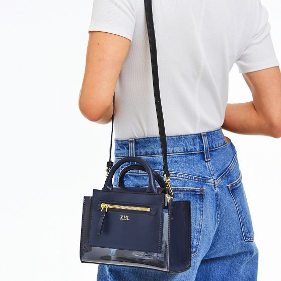 Clear Convertible Mini Handbag | Mark and Graham