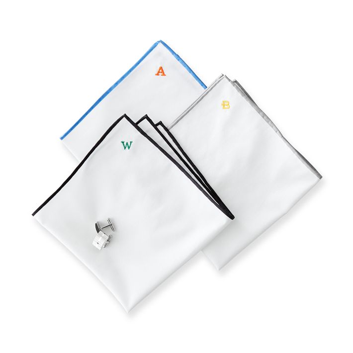 Monogrammed Pocket Square | Mark and Graham