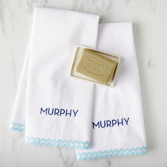 Rik Rak Guest Towel, Set of 2 | Mark and Graham
