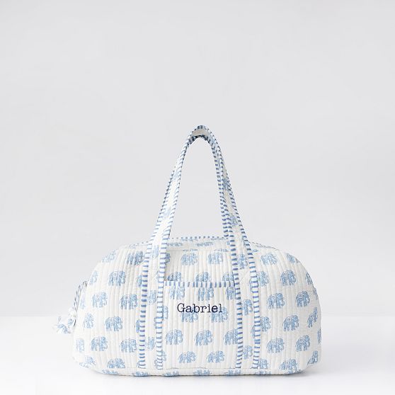 Block Print Duffle Bag | Mark and Graham