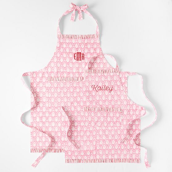 Block Print Ruffle Apron | Mark and Graham